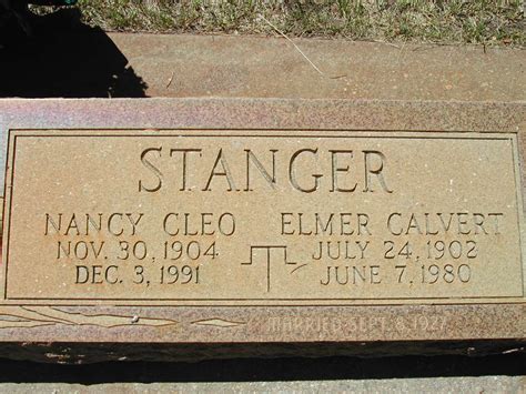 Nancy Cleo Olson Stanger 1904 1991 Memorial Find A Grave