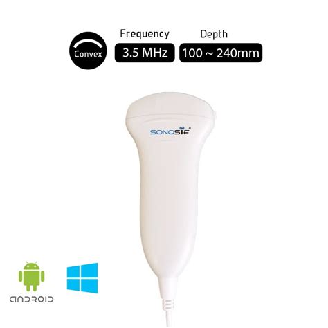 Portable Convex 3 5 MHz USB Ultrasound Scanner USB C3