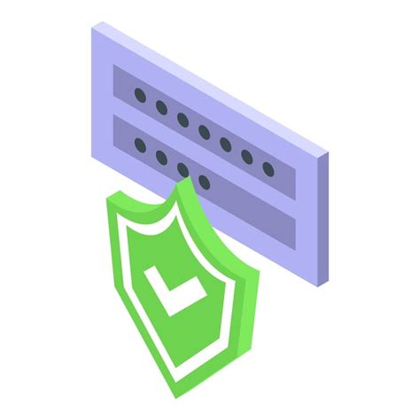 Premium Vector Login Password Protection Icon Isometric Of Login Password Protection Vector