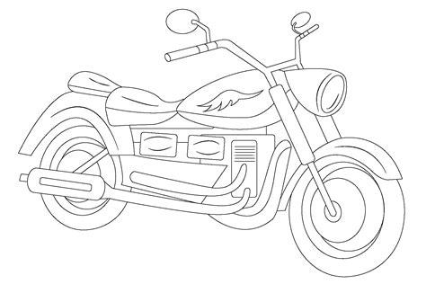 27 Dessins De Coloriage Motocyclette à Imprimer Sur Page 1