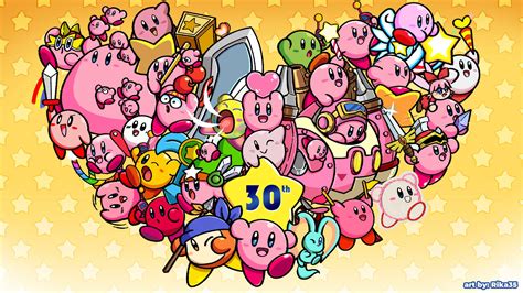 Kirby 30th Anniversary By Rika35 On Newgrounds