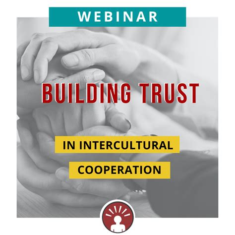 Webinar Building Trust In Intercultural Cooperation