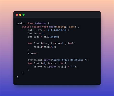 Dsa Java Arraydeletion Codingjourney Programming Learning Tech Danish Ali K