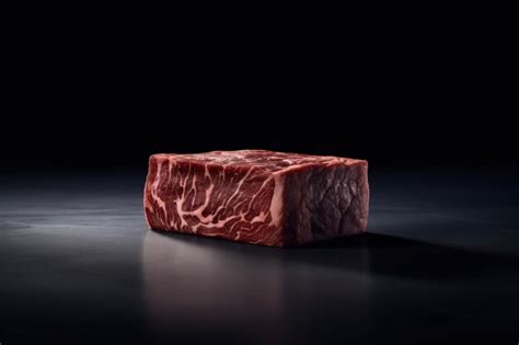 Premium Ai Image A Photo Of Perfect Wagyu Beef On A Dark Background
