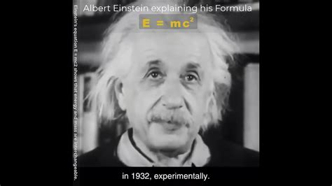 Albert Einstein Explaining His Formula Einstein Albert Einstein Albert
