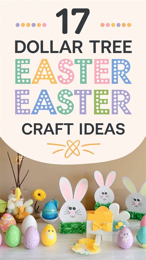 17 Dollar Tree Easter Craft Ideas Mummy Time