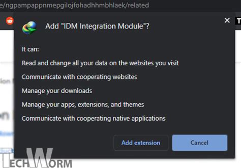 How To Install IDM Integration Module Extension In Google Chrome