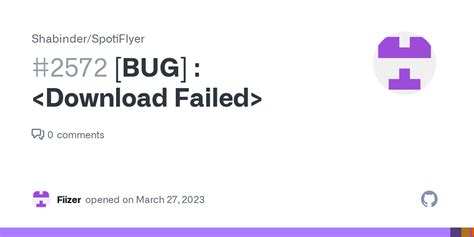 [bug] · issue 2572 · shabinder spotiflyer · github