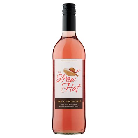 The Straw Hat Lush And Fruity Rosé 75cl Rose Wine Iceland Foods