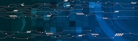 Premium Vector Abstract Tech Futuristic Web Header Banner