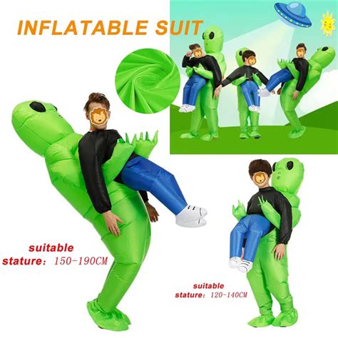 Funny Party Alien Inflatable Costume Perfect For Halloween