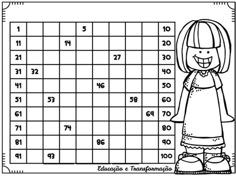 Blog Educação E Transformação 👍 Matemática Números Até 100