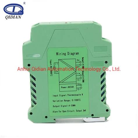 Rtd Temperature Analog Signal Isolator Temperature Signal Converter 4 20mA Rtd Signal