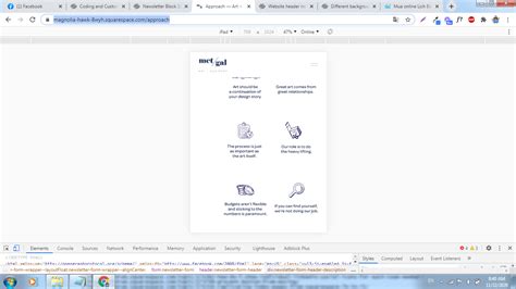 newsletter block spacing customize with code squarespace forum