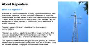 About Repeaters The DXZone