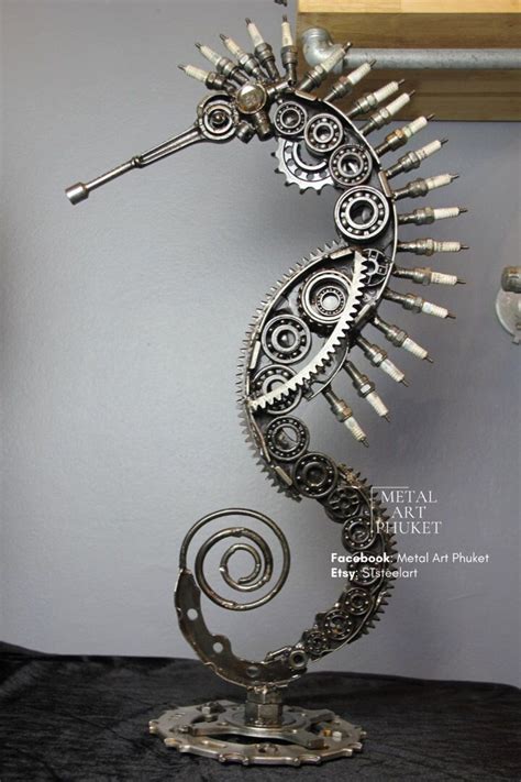 Descubre 180 Ideas De Arte Garage Y Decoración De Unas Arte En Metal Arte Chatarra Proyectos