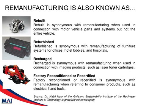 Ppt Automotive Remanufacturing Powerpoint Presentation Free Download