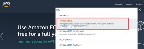 How To Create MySQL In Database On AWS Programatically