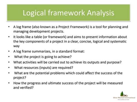 A Guide To Logical Framework Analysis