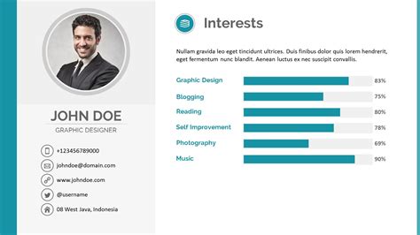 Personal Cv Powerpoint Template Free Download 50 Free Powerpoint Templates For Powerpoint