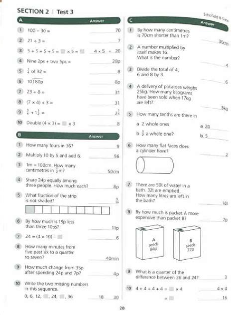 Book 1 Section 2 Test 3 Answers Pdf