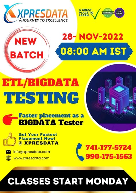 🔷etl Testing Batch 39 Actual Class Will Start From 28th November Monday