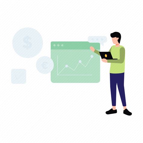 Analytic Graph Working Webpage Dollar Icon Download On Iconfinder