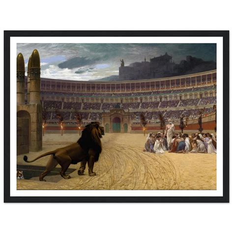 The Christian Martyrs Last Prayer 1863 1883 Art Print Jean Leon G