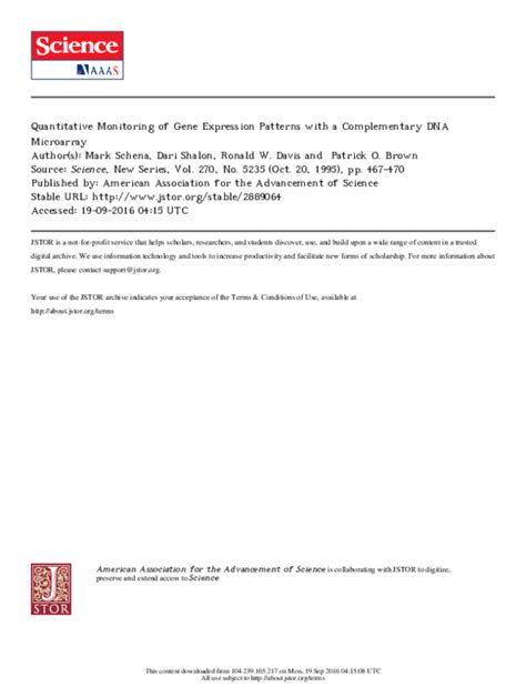 Pdf Quantitative Monitoring Of Gene Expression Patterns With A
