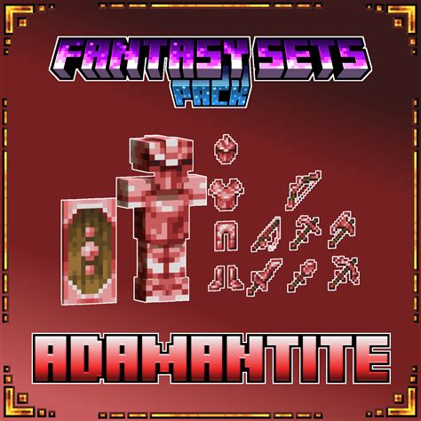 Fantasy Sets Adamantite Set Pack Mcmodels
