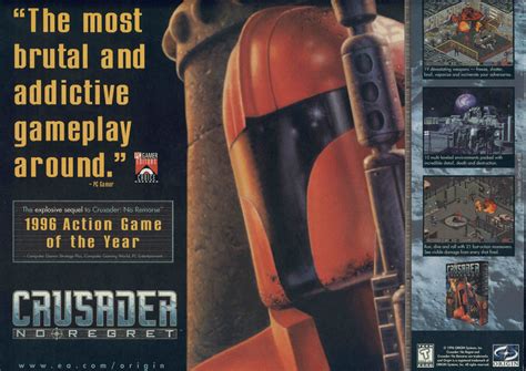 Crusader No Regrets Classic Video Games Classic Games Print Ads