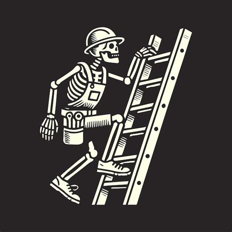 Premium Vector Versatile Skeleton Construction Worker In Action