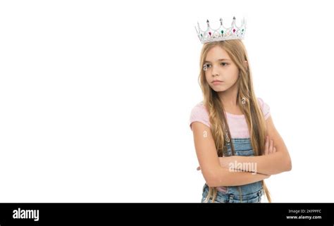 Selfish Teen Girl Isolated On White Background Selfish Teen Girl In Studio Photo Of Selfish