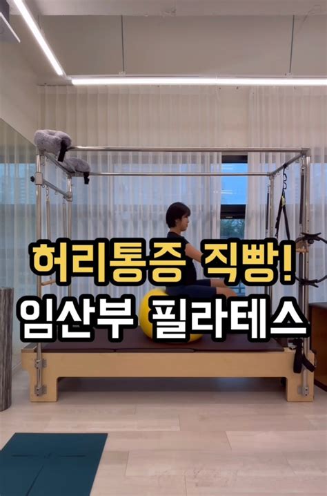 임산부 허리통증 완화 필라테스 시퀀스 네이버 블로그