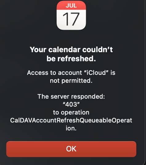 The Server Responded With An Error Acces Apple Community