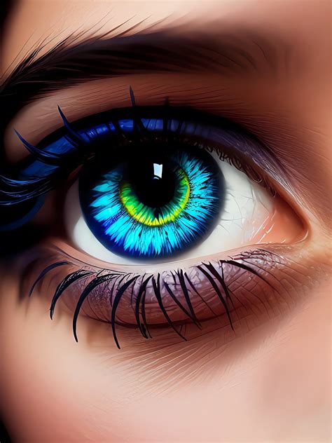 人工智能生成 眼睛 女士 Pixabay上的免费图片