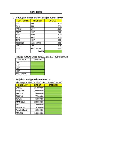 Test Excel Pdf