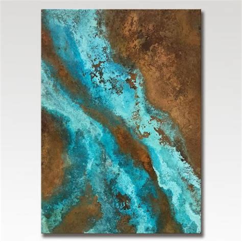 Artisan Copper Wall Panel Created By Our Full Time Artist 16 X 22 With