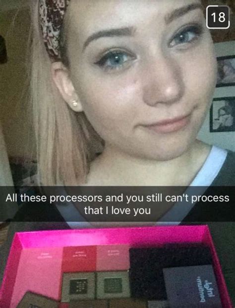 Girl Sends Boyfriend A Hilarious Snapchat Story Packed With Computer