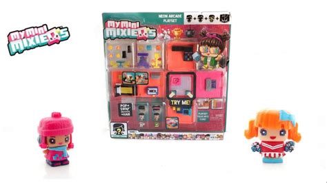 My Mini Mixie Qs Neon Arcade Playset Kittentsumsntoys Youtube