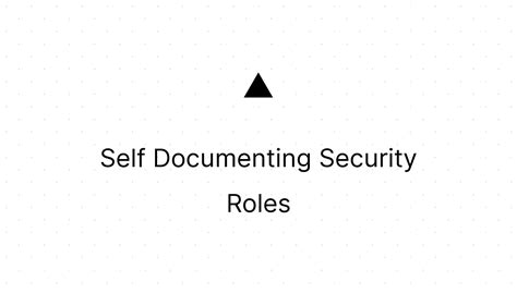 Self Documenting Security Roles Rsitecore