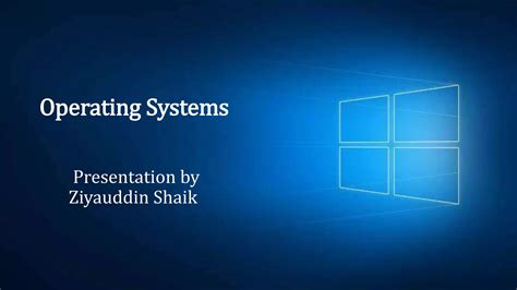 Operating Systems Pptx
