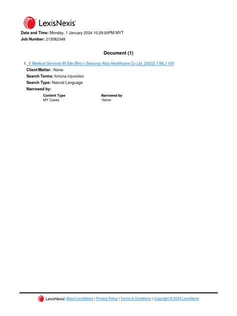 6 V Medical Services M Sdn Bhd V Swissray Asia Healthcare Pdf
