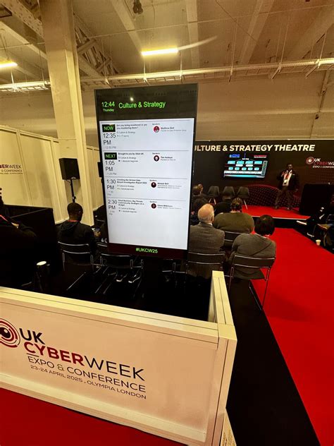Cybersecurity Ukcyberweek Infosec Networking Techevents John Chabala