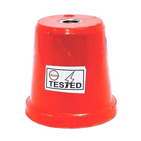 Post Insulators Porcelainpolymer Medium Size Glossy Red Threaded