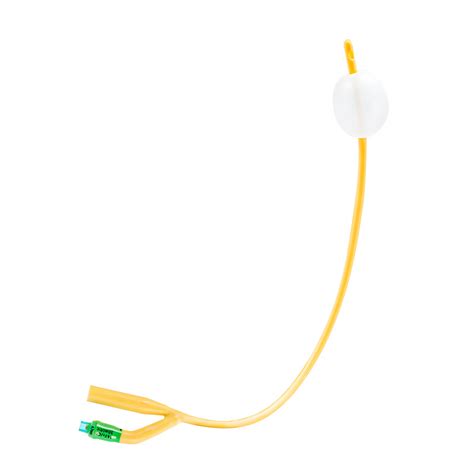 2 Way Female Latex Foley Catheter Silicone Coated Medical Disposable