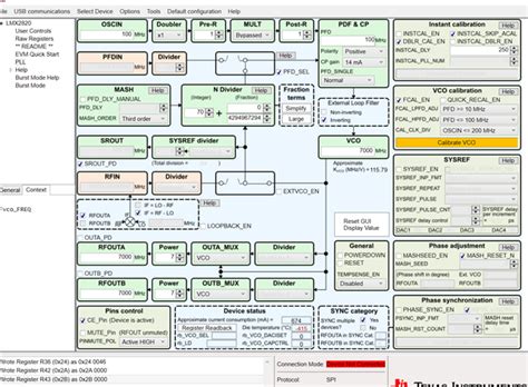 LMX LMX PFDIN 外部反馈模式 问题咨询 时钟和计时论坛 时钟和时序 E E 设计支持