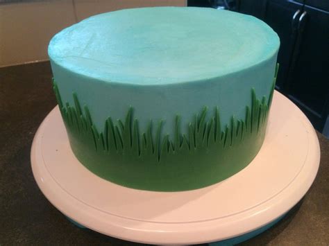 Fondant Grass Border For Cake Cake Icing Cake Decorating Cake