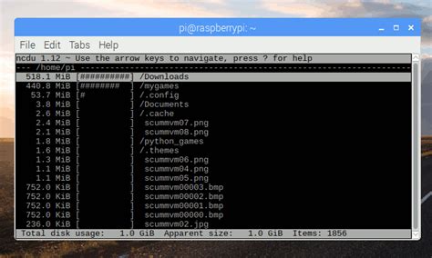 Analysing Storage Usage On A Raspberry Pi With Ncdu Raspberry Pi Spy