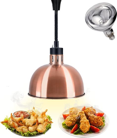 Jiawanshun Commercial Food Warmer Retractable Heat Lamp With 250w Bulb